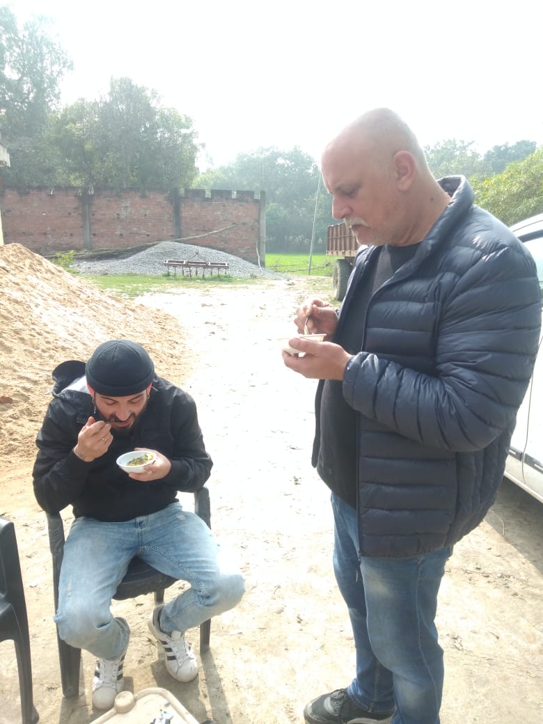 Italian Tourist Visited Bikapur Ayodhya and Impressed By Ayodhya's Culture