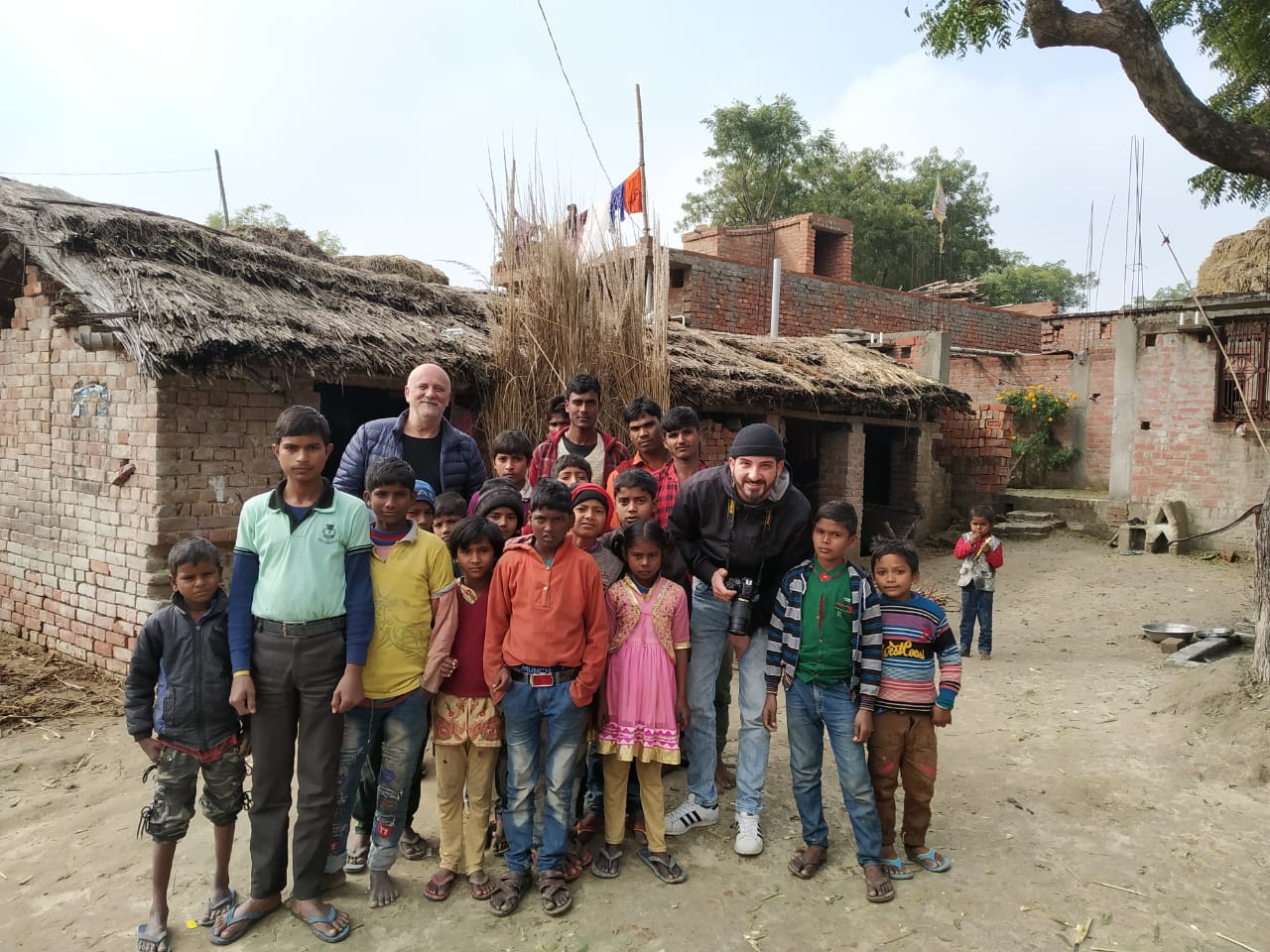Italian Tourist Visited Bikapur Ayodhya and Impressed By Ayodhya's Culture